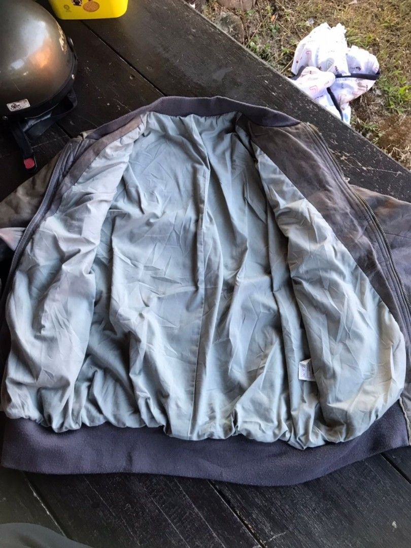 Bomba jacket Leather ( pit 20/L 24), Women's Fashion, Coats, Jackets ...