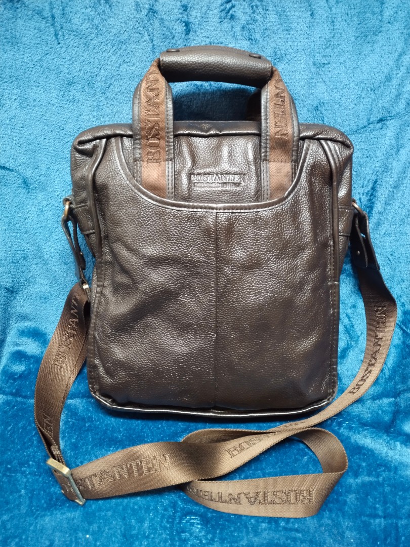 BOSTANTEN design by Italy leather sling bag for men on Carousell