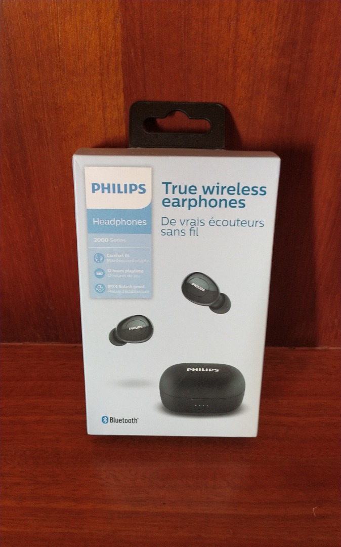 Brand New PHILIPS True Wireless Earphones BLACK, Audio, Earphones on ...