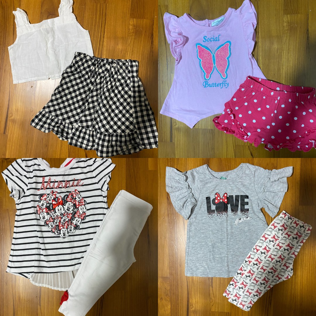 Bundle of girl top and bottom set (2-3yo), Babies & Kids, Babies & Kids ...
