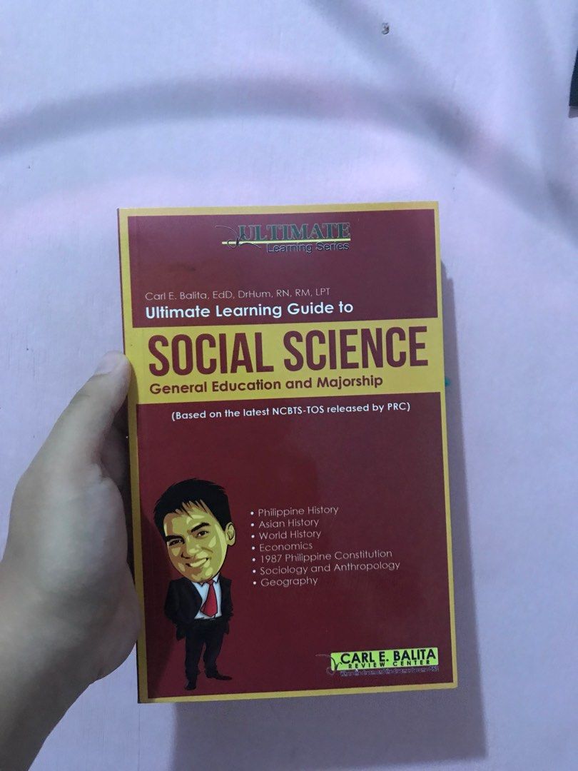 CARL BALITA SOCIAL SCIENCE MAJORSHIP BOOK on Carousell