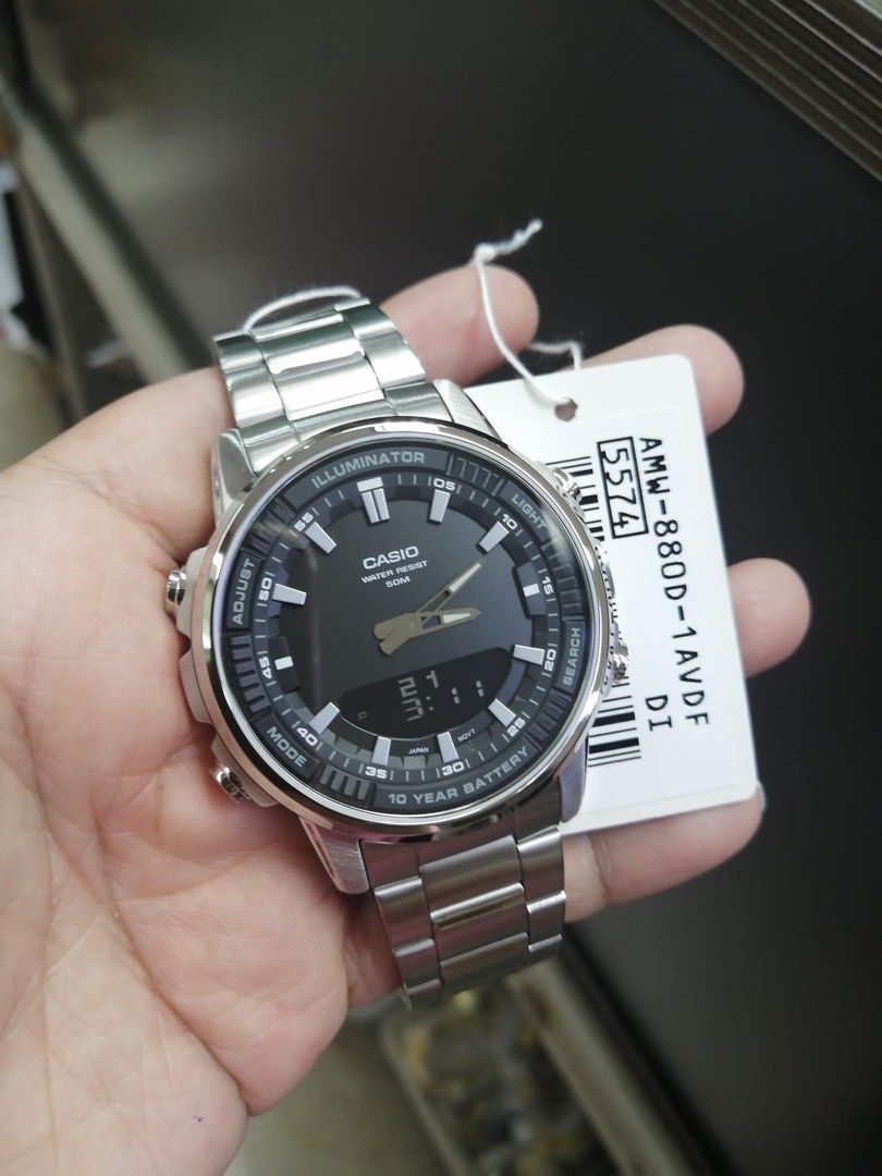 Casio Digital Watch AMW880D-1A, Men's Fashion, Watches & Accessories ...