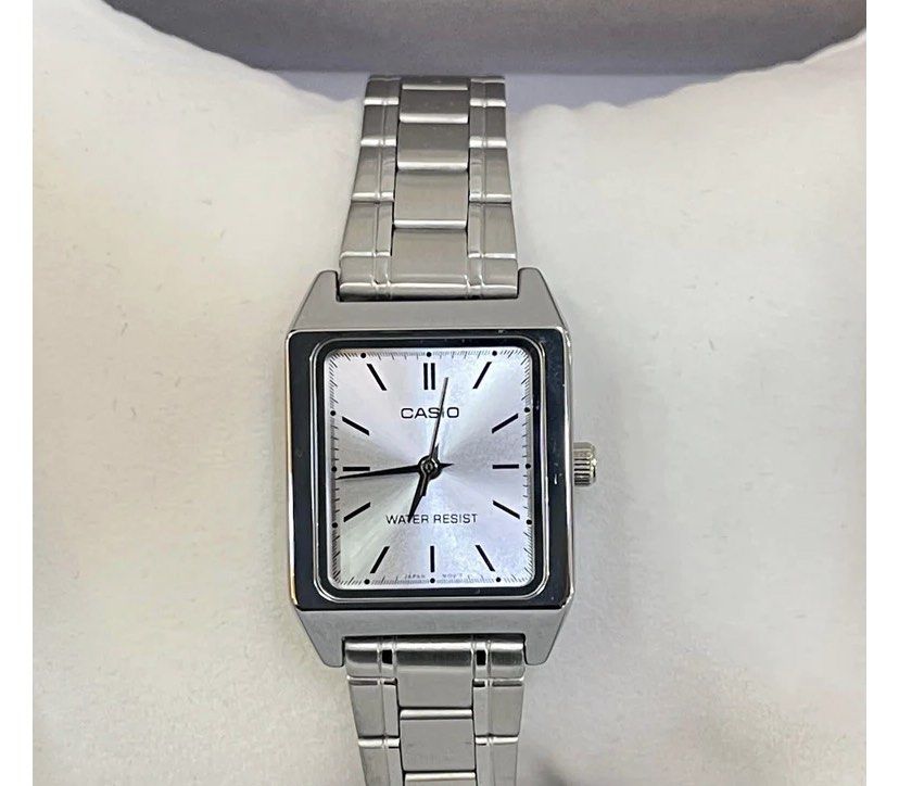 Casio LTP-V007D-7E Ladies Analog Quartz Watch LTPV007D-7E Steel LTPV007 Brand New, Women's ...