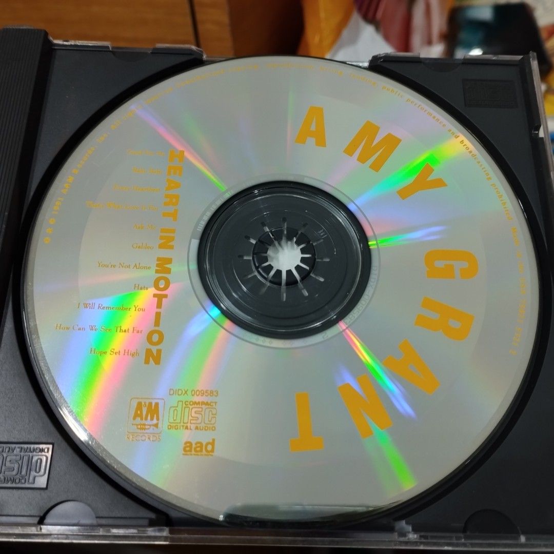 (CD) AMY GRANT - HEART IN MOTION, Hobbies & Toys, Music & Media, CDs ...