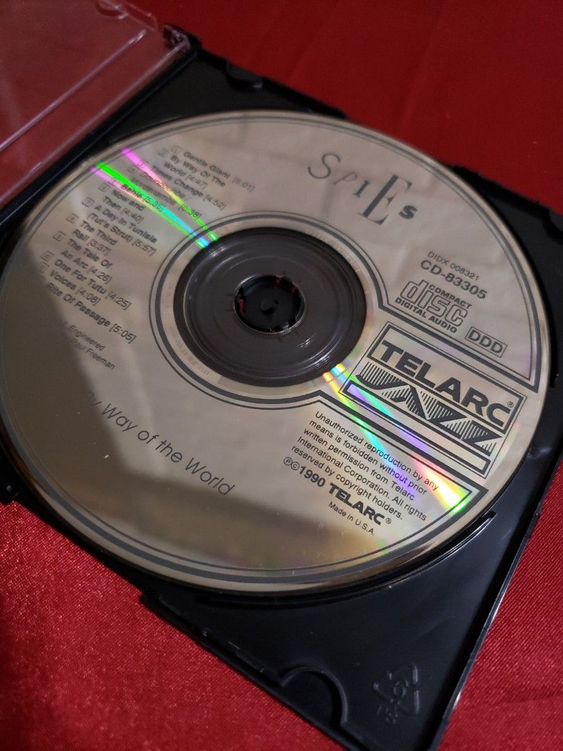 CD JAZZ [ AUDIOPHILE ] / 1990 TELARC US PRESS - SPIES _ BY WAY OF THE ...