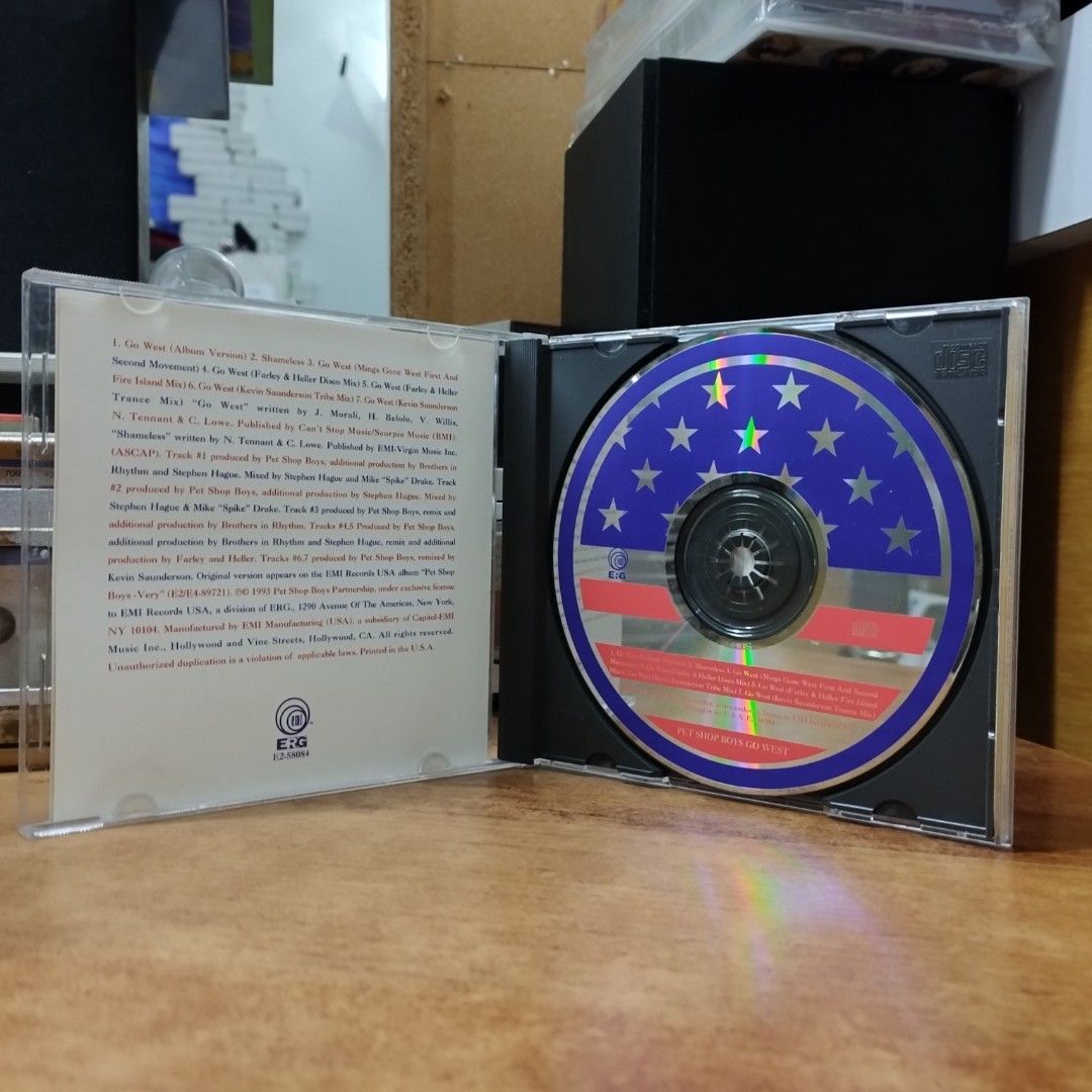 (CD) PET SHOP BOYS - GO WEST, Hobbies & Toys, Music & Media, CDs & DVDs ...