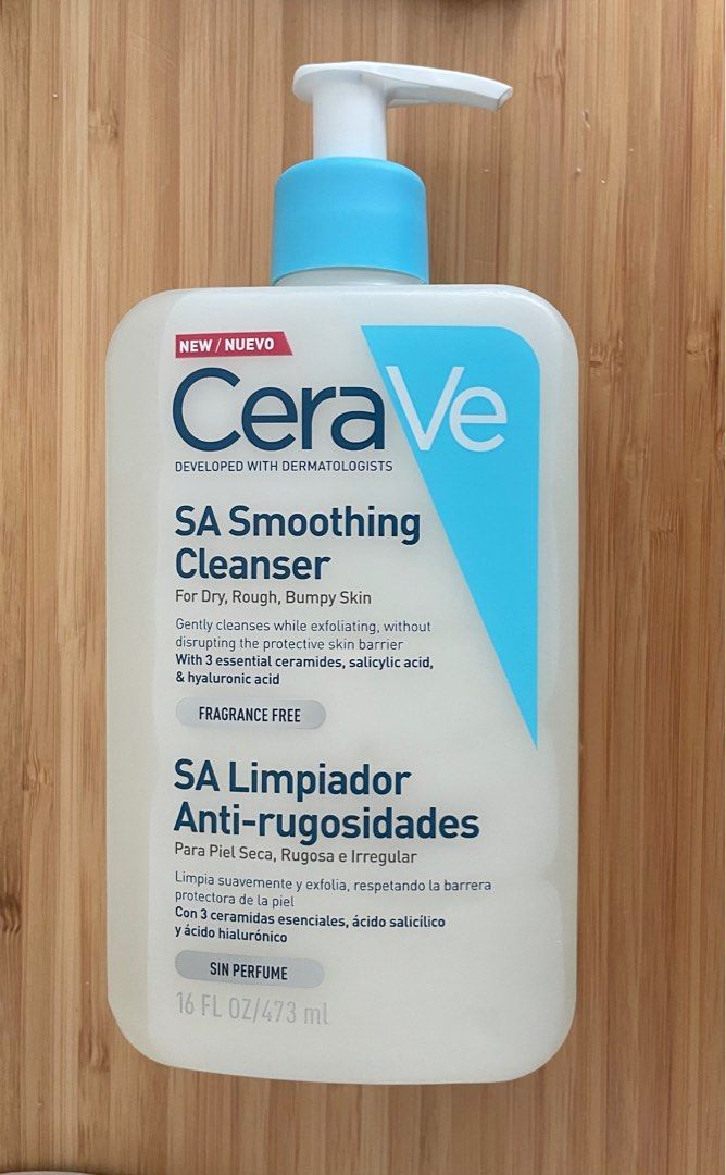 CeraVe SA Smoothing Clenser 473 ml, Beauty & Personal Care, Face, Face ...