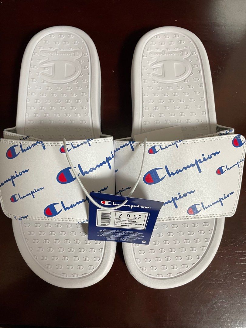 Champion Slides for Men, Men's Fashion, Footwear, Slippers & Slides on ...