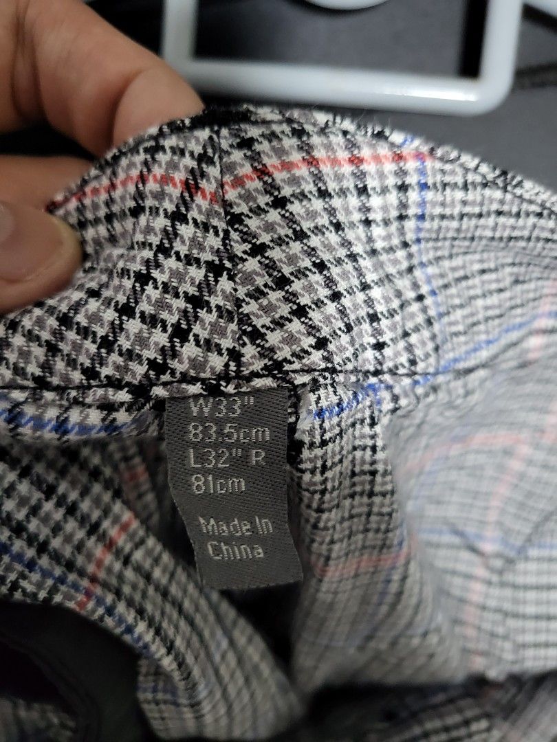 Checkers smart pants, Men's Fashion, Bottoms, Chinos on Carousell