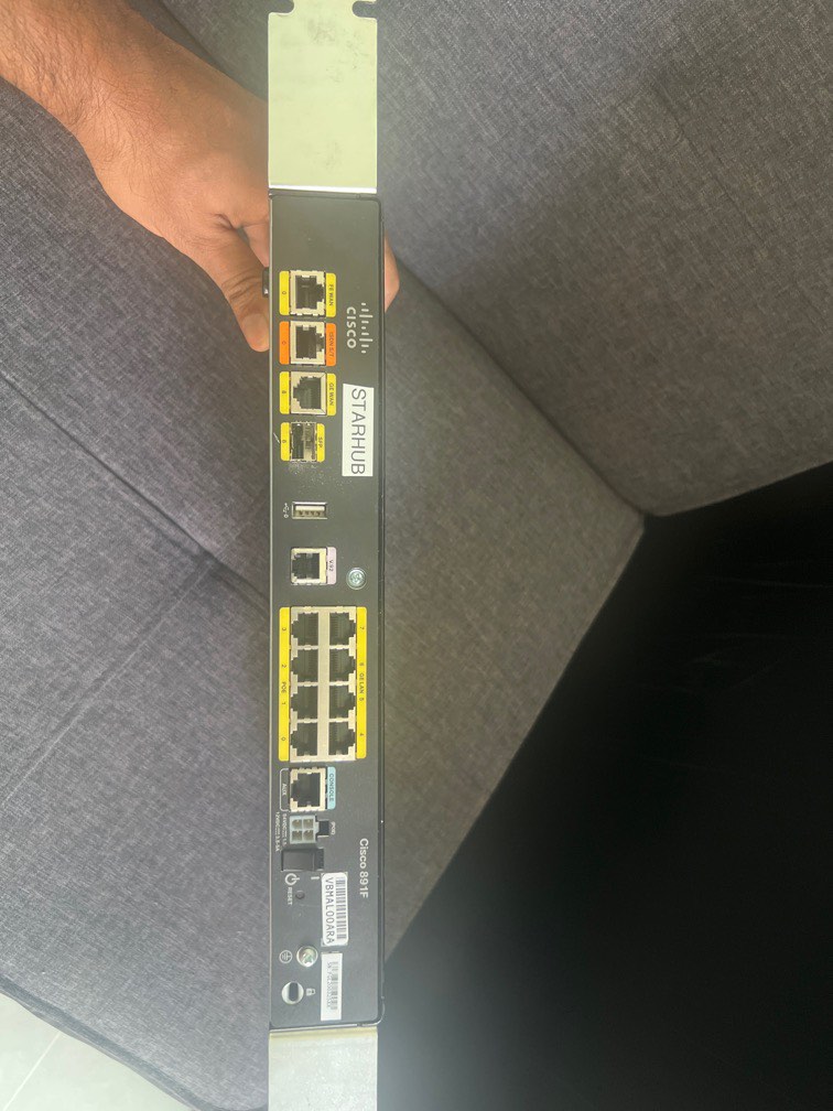 Cisco c891F Router (C891F-K9-V01), Computers & Tech, Parts ...