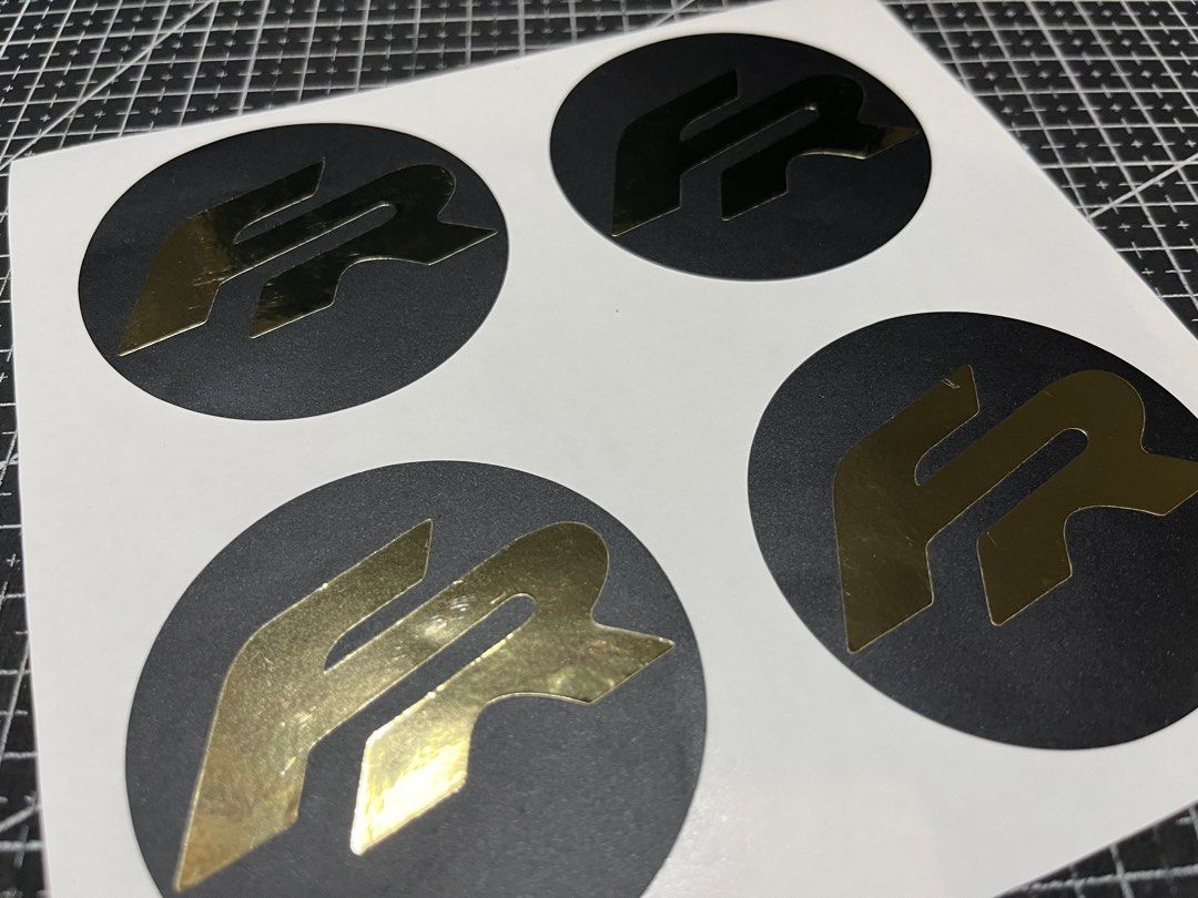 Custom Car Wheel Cap Decal Sticker High Quality Waterproof, Car ...
