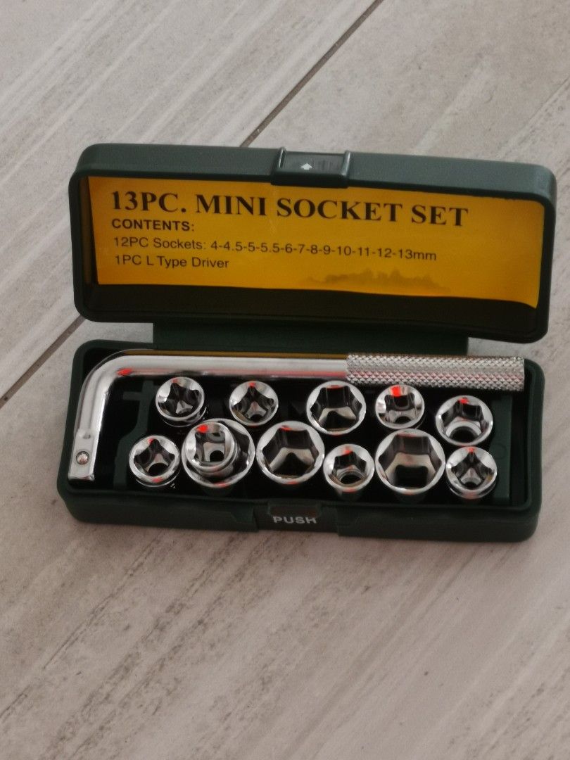 Cute mini socket set, Furniture & Home Living, Home Improvement ...
