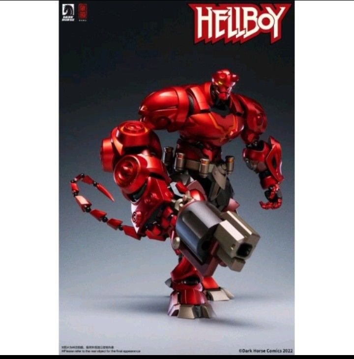 Dark horse hellboy metal built action figure pvc+ abs+ diecast fully ...