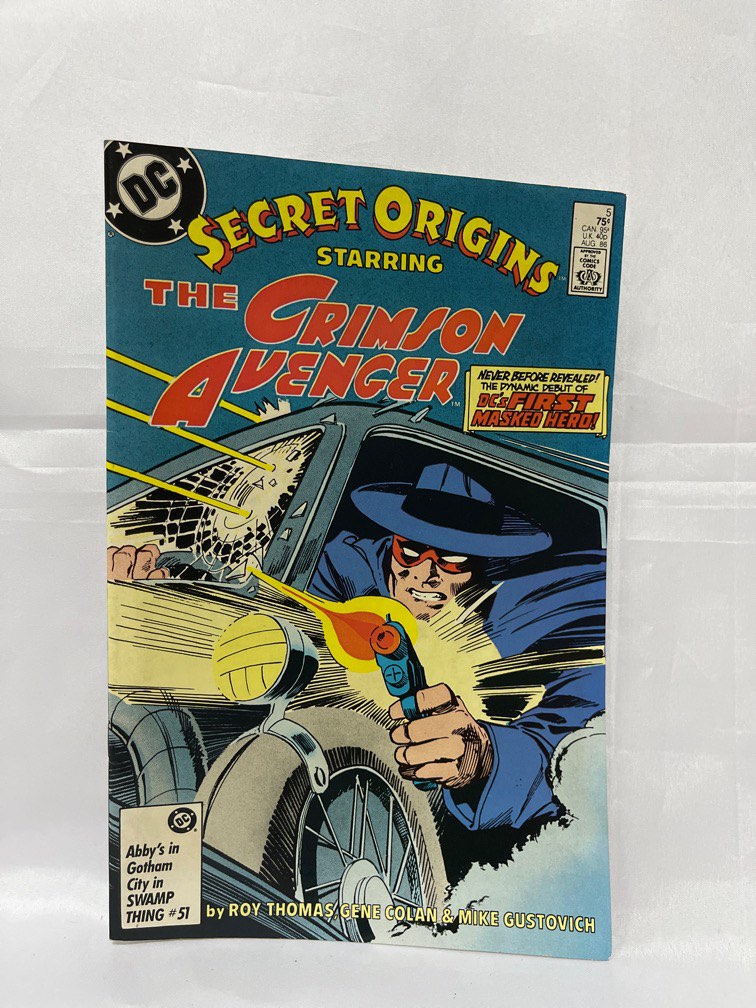 DC Secret Origins The Crimson Avenger, Hobbies & Toys, Books ...