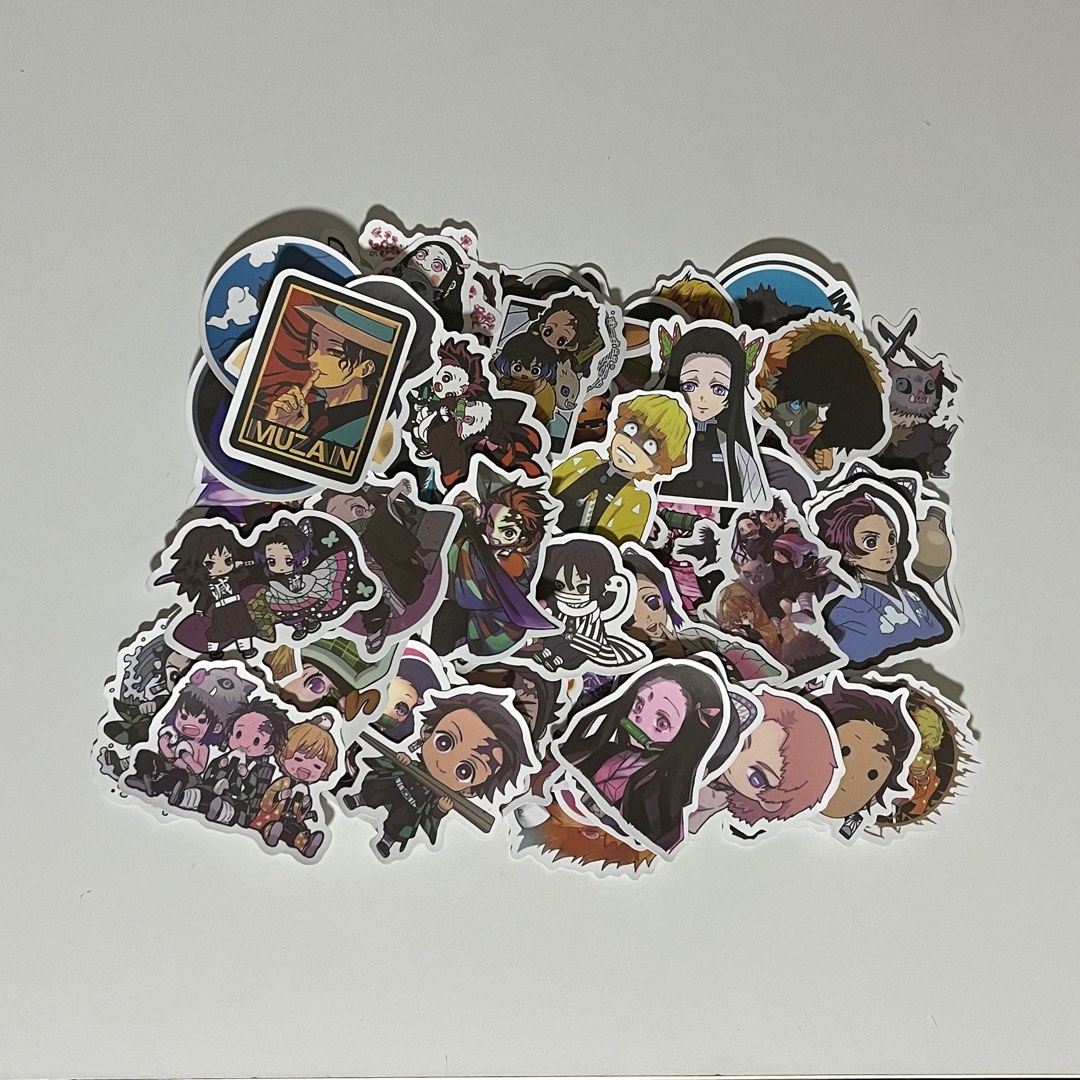 demon slayer kny stickers, Hobbies & Toys, Memorabilia & Collectibles ...