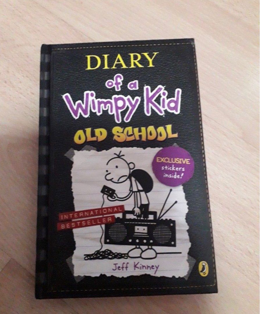 Diary Of A Wimpy Kid old school, Hobbies & Toys, Books & Magazines ...