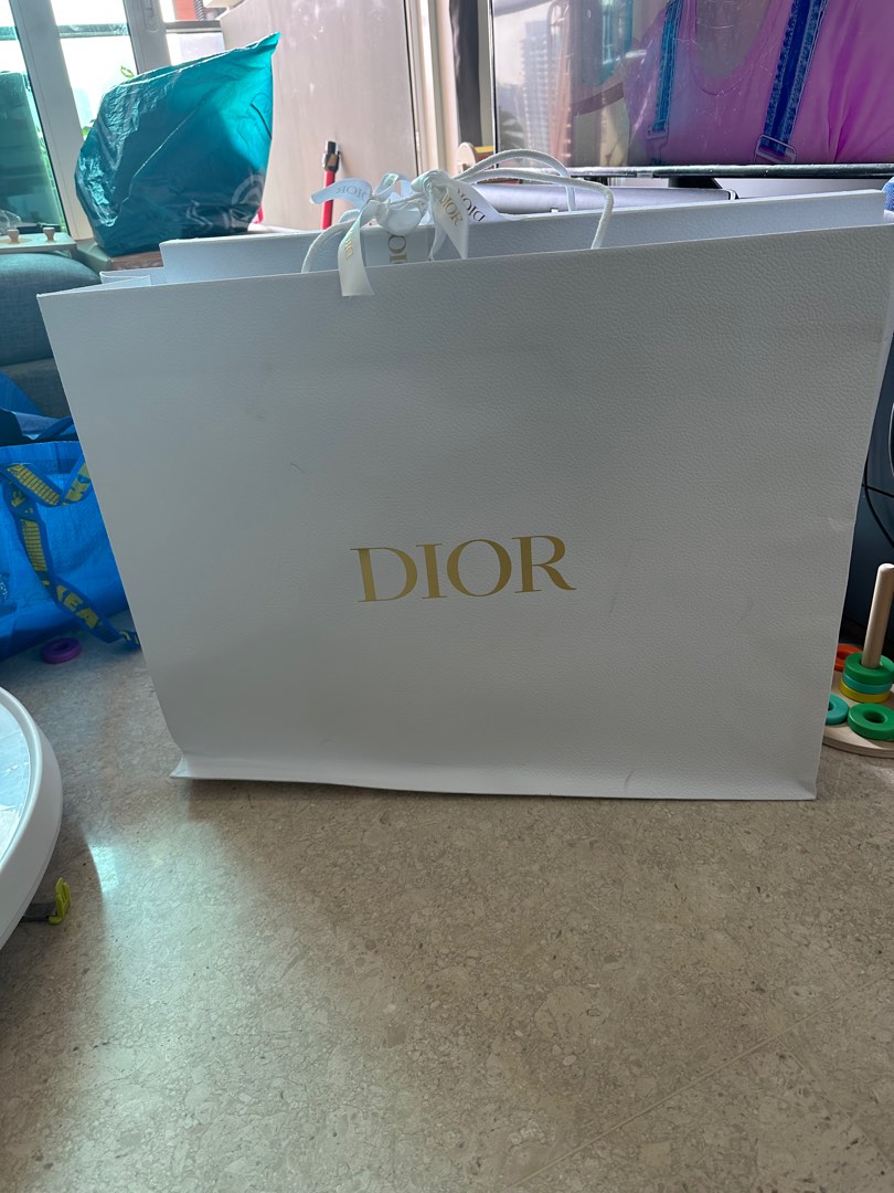 Dior Large Box & Paper Bag, Luxury, Accessories on Carousell