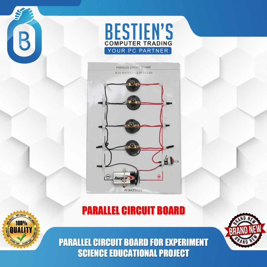 DIY PARALLEL CIRCUIT BOARD FOR EXPERIMENT SCIENCE EDUCATIONAL PROJECT ...