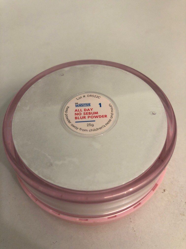 Dr Sensitive All Day No Sebum Blur Powder Translucent, Beauty ...