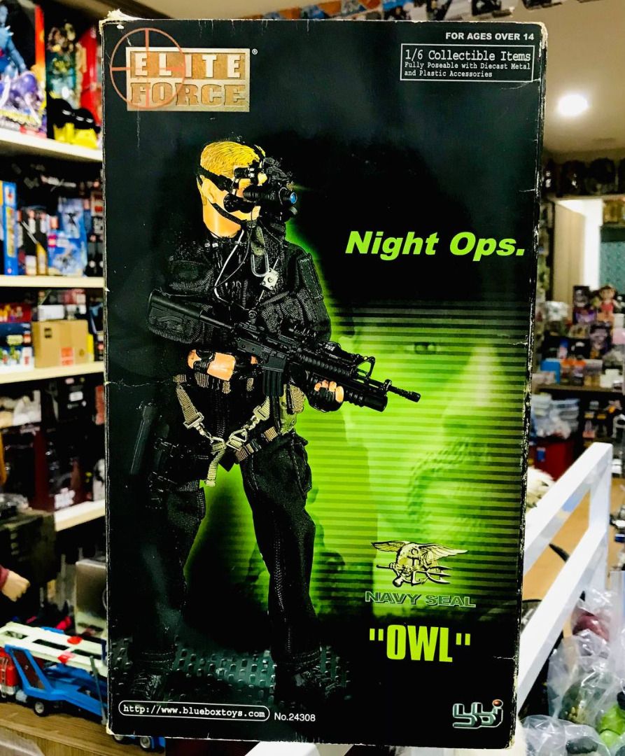 ELITE FORCE 1/6 BBI NAVY SEAL NIGHT OPS - OWL, Hobbies & Toys, Toys ...