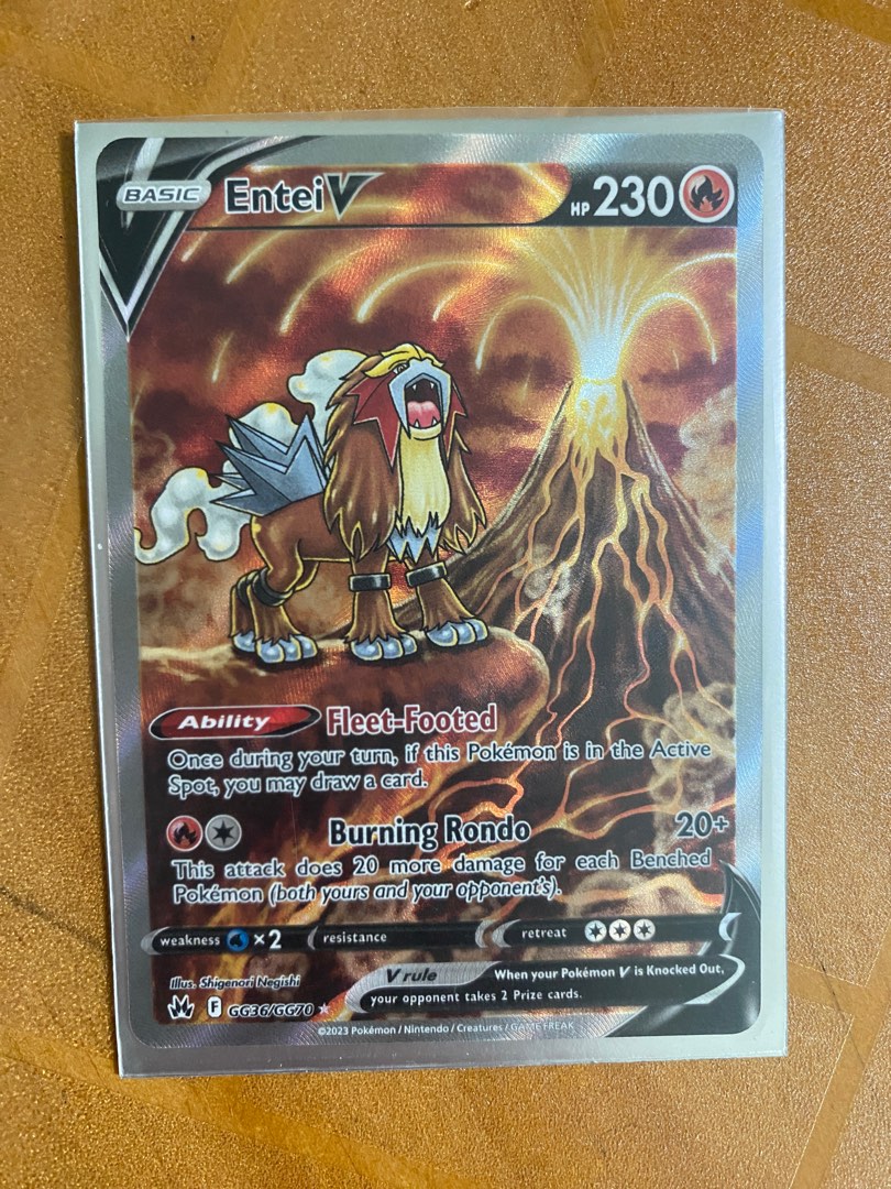 Entei V Galarian Gallery, Hobbies & Toys, Toys & Games on Carousell