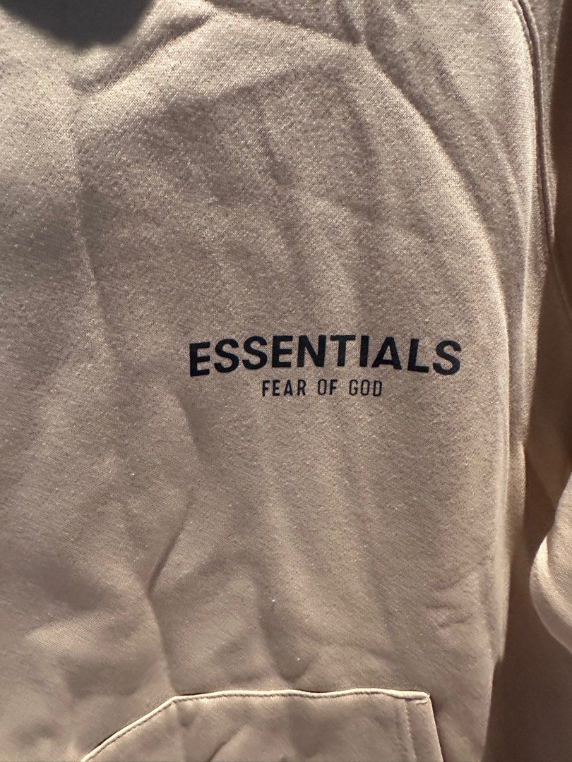 Essentials core collection stretch limo hoodie 3m (beige/tan), Men's ...