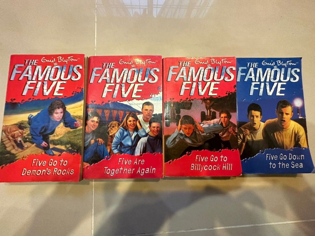 FAMOUS FIVE FOUR TITLES, Hobbies & Toys, Books & Magazines, Children's ...