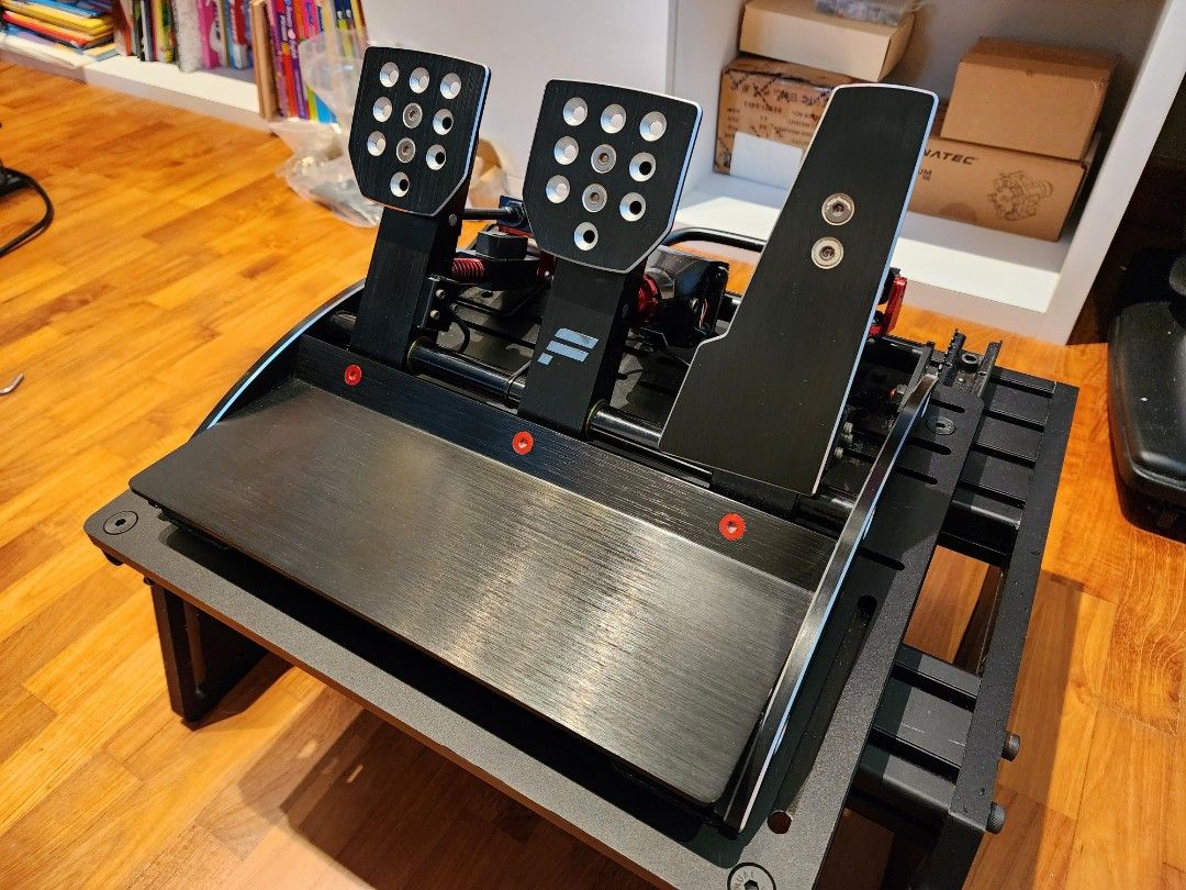 Fanatec Clubsport V3 pedals, fully upgraded with Pedal Performance Kit ...