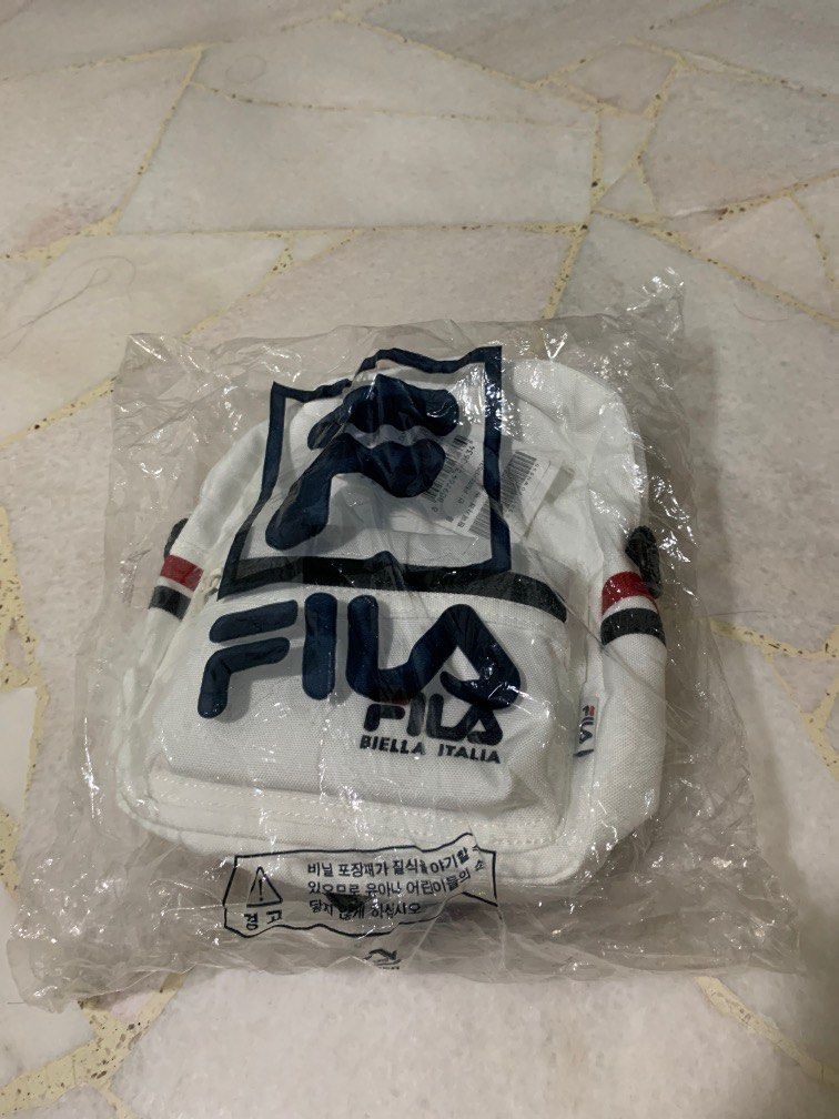 Fila 2 way Micro Backpack - White, Women's Fashion, Bags & Wallets ...