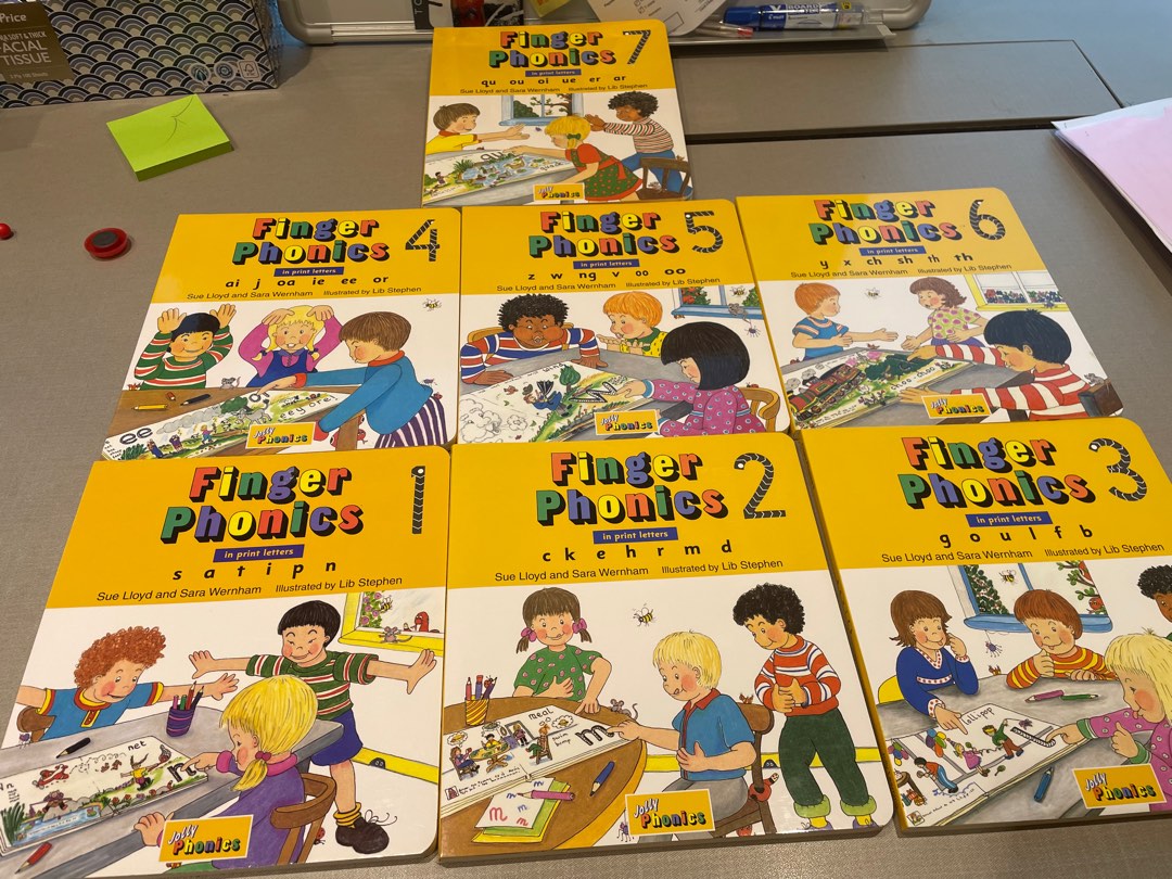 Finger Phonics (1-7), Hobbies & Toys, Books & Magazines, Children's ...