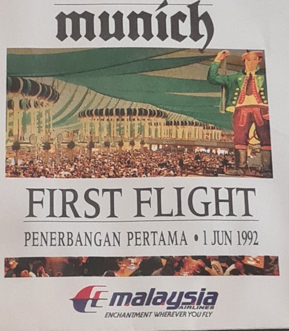 First Flight Covers 1990's Malaysia First flight covers MAS Kuala ...