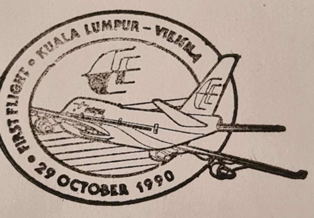 First Flight Covers 1990's Malaysia First flight covers MAS Kuala ...