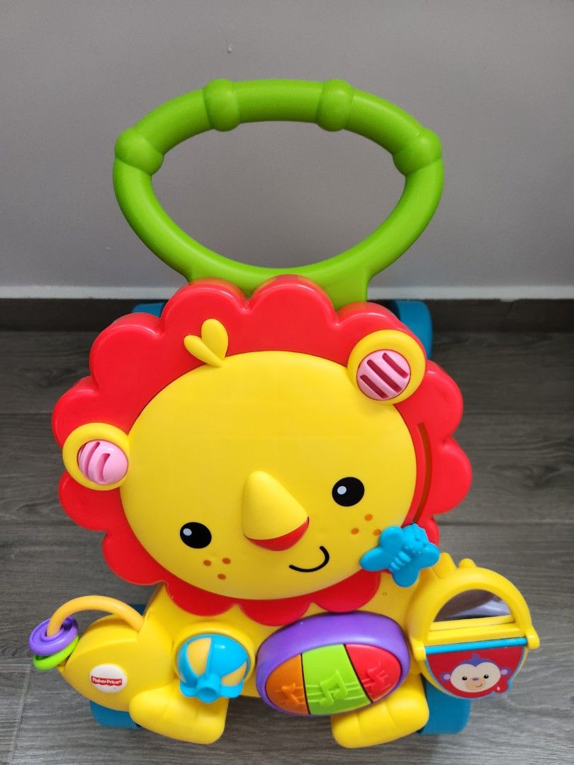 Fisher Price Lion Walker, Babies & Kids, Infant Playtime on Carousell