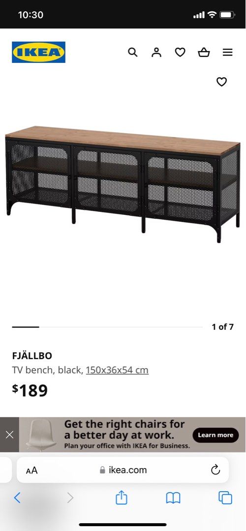 Fjallbo TV console (IKEA), Furniture & Home Living, Furniture, TV ...