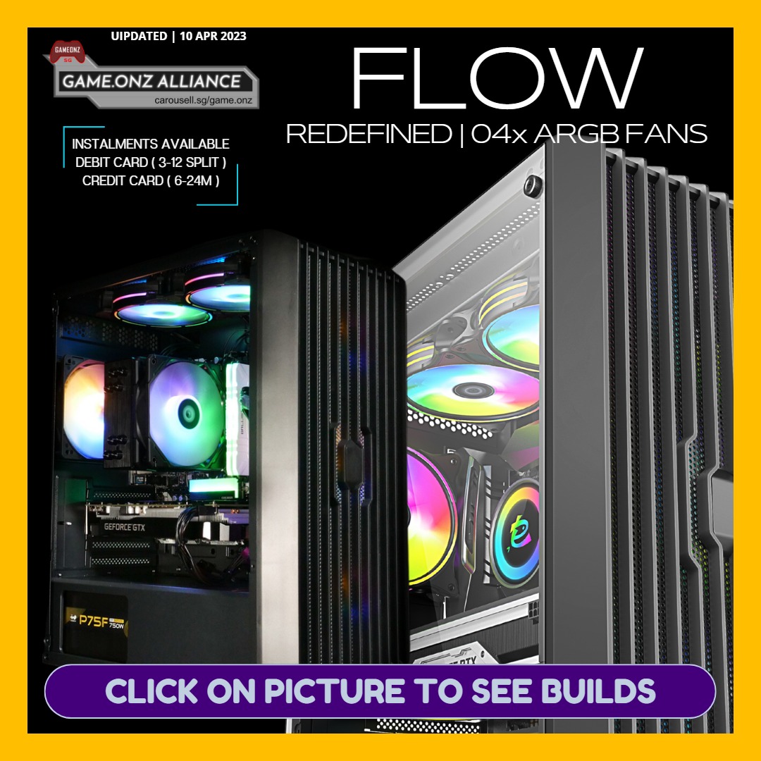 FLOW REDEFINED GAMING DESKTOP PC BUILDS | DIRRECTED AIRFLOW FOCUS ...