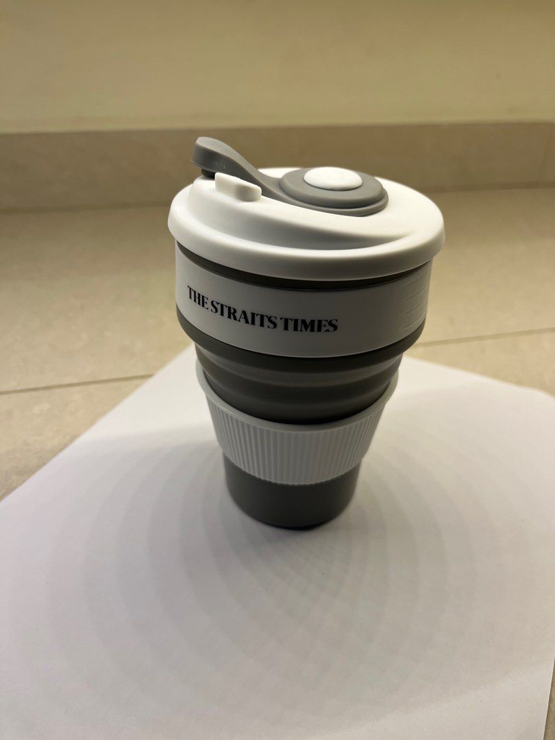Foldable Cup Silicone 350ml, Furniture & Home Living, Kitchenware ...