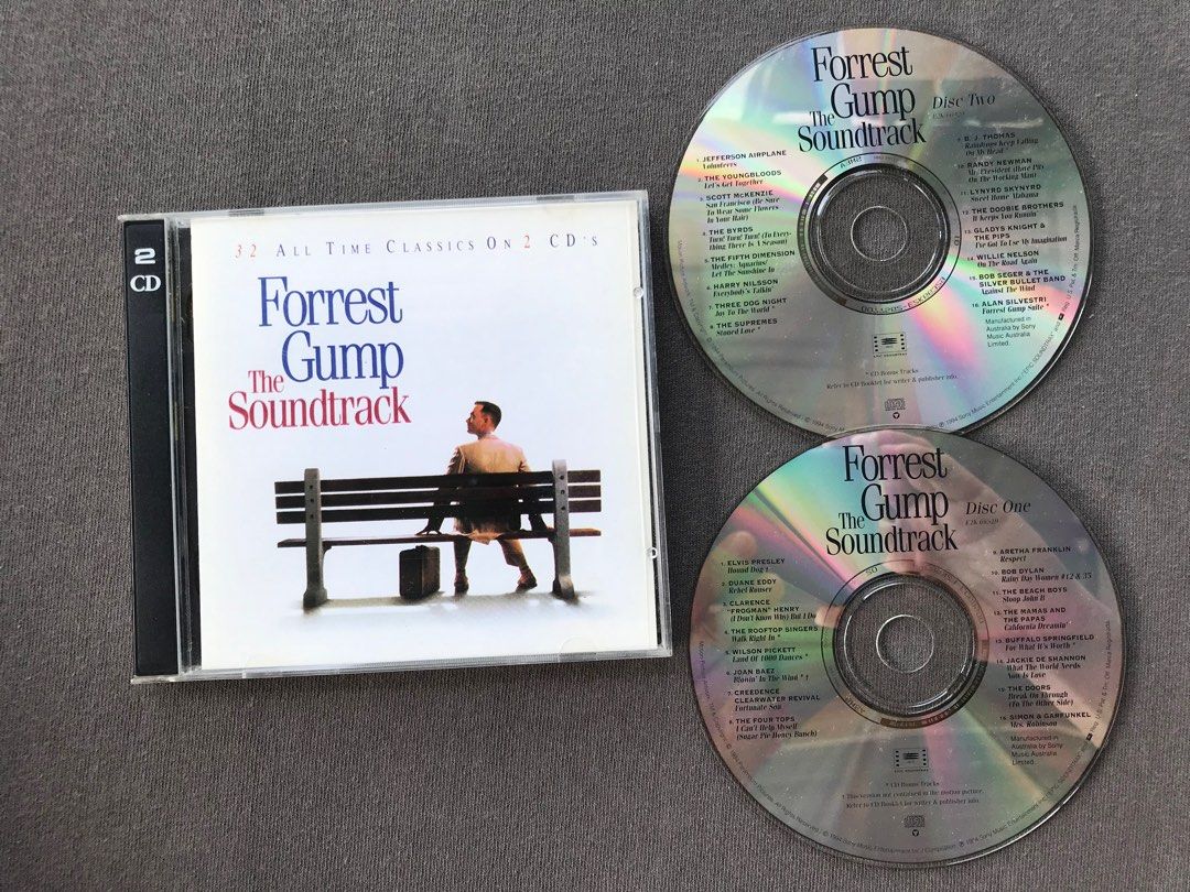 Forrest Gump - The Soundtrack ( 2CD ), Hobbies & Toys, Music & Media, CDs & DVDs on Carousell