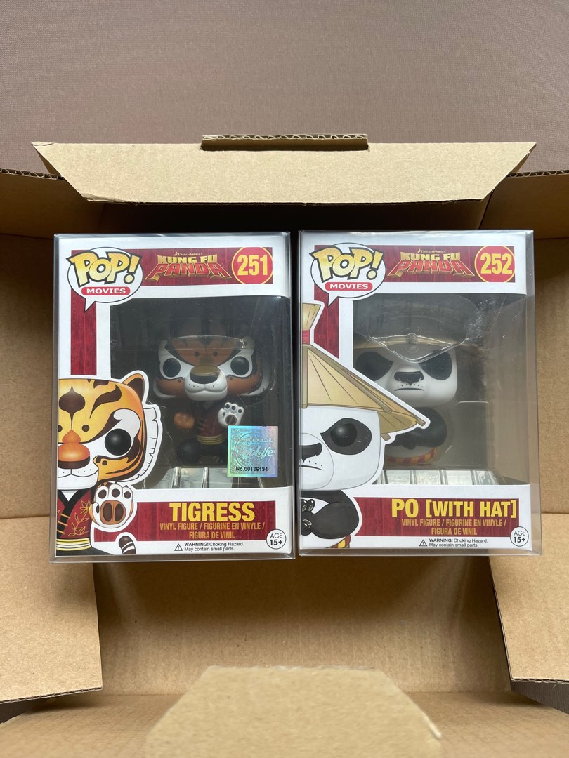 Funko Pop - Kung Fu Panda (Po and Tigress) on Carousell