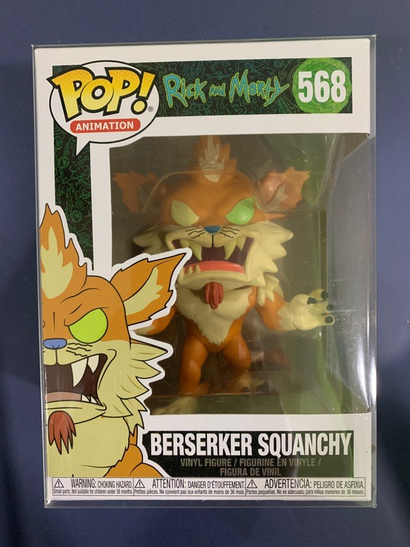 Funko Pop! Animation Rick and Morty BERSERKER SQUANCHY #568, Hobbies ...
