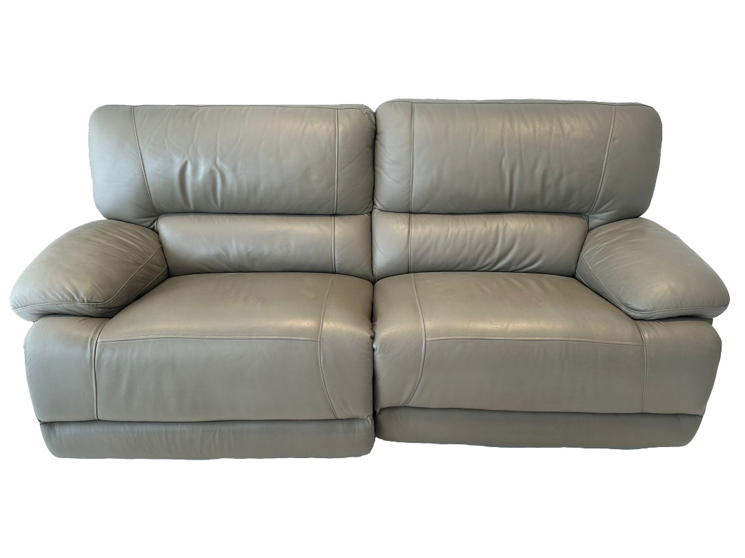 Genuine Full Leather Automatic Electric Recliner Sofa, Furniture & Home ...