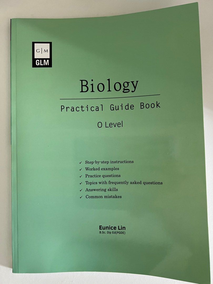 GLM O level Biology Practical Guide Book, Hobbies & Toys, Books ...