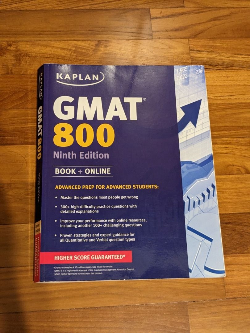 GMAT 800 textbook, Hobbies & Toys, Books & Magazines, Assessment Books on Carousell