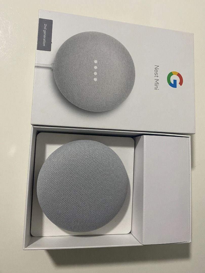 Google Nest Mini 2nd Gen - Smart Speaker (WHITE) - BRAND NEW, TV & Home ...