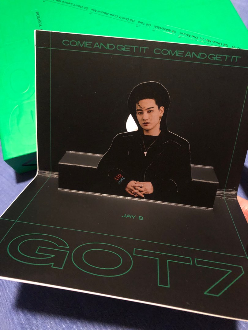 Got7 Comeback Official JayB Mini Stand Card on-hand on Carousell