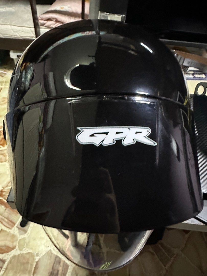 GPR helmet with normal visor and dark smoke visor, Motorcycles ...