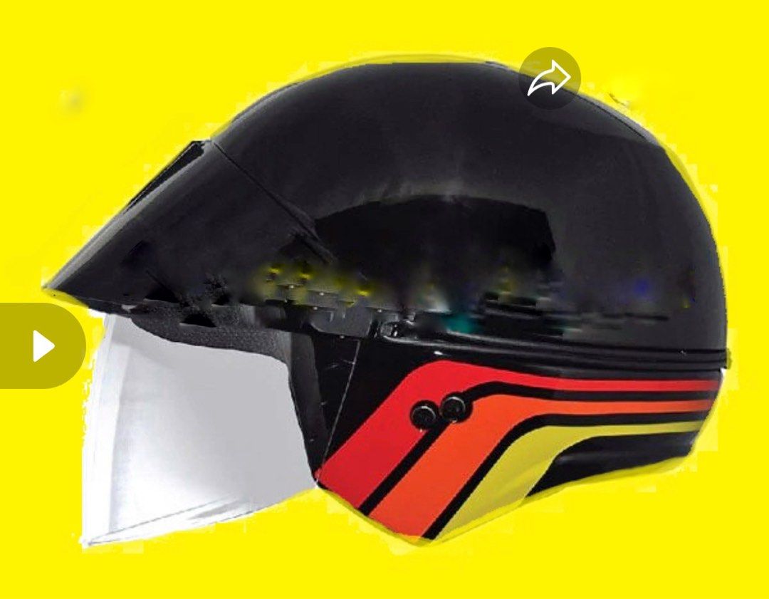 GPR helmet with normal visor and dark smoke visor, Motorcycles ...