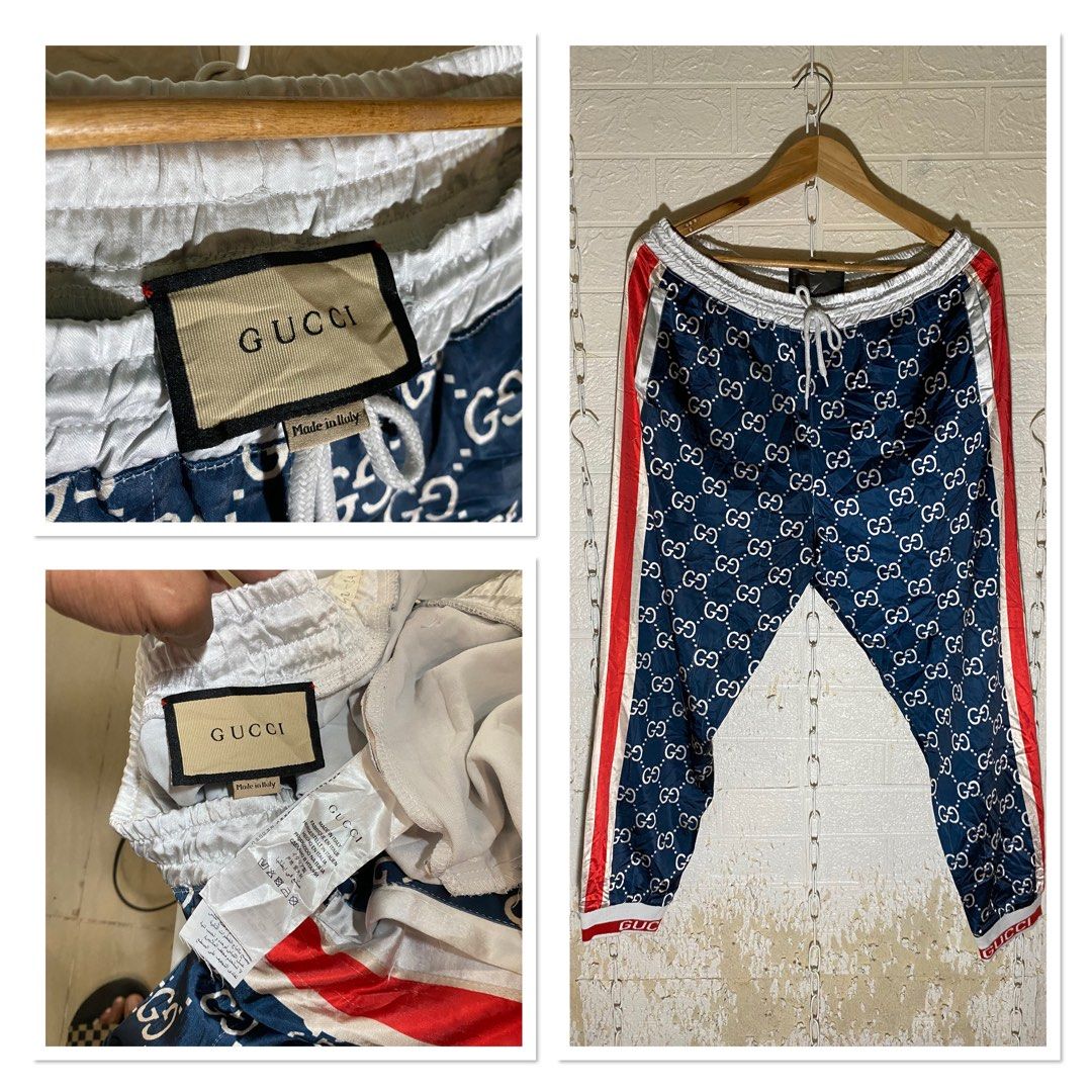 GUCCI MONOGRAM PANTS, Luxury, Apparel on Carousell