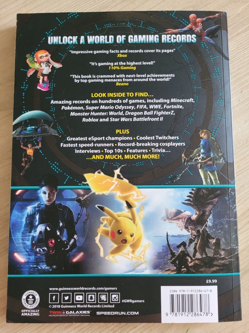 Guinness World Records- Gamer's Edition 2019, Hobbies & Toys, Books ...