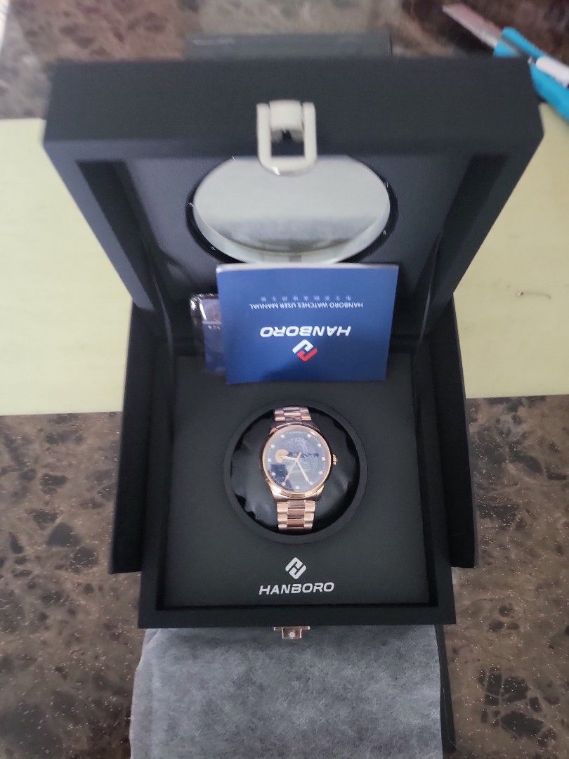 Hanboro Sun Moon Series Automatic Watch, Luxury, Watches on Carousell