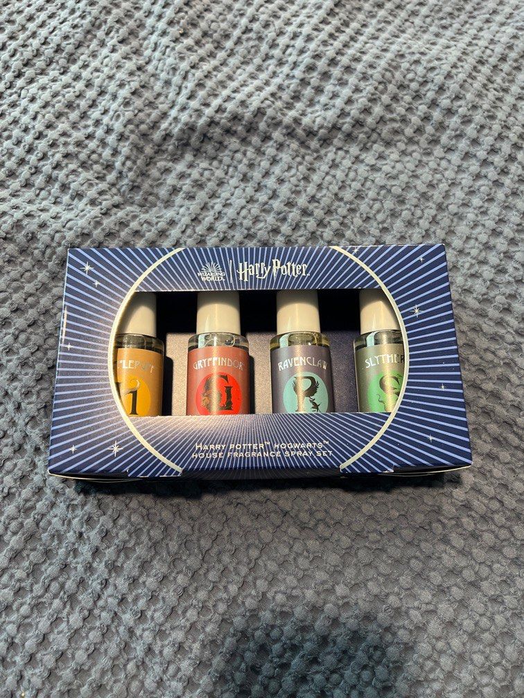 Harry Potter Hogwarts House Fragrance Spray Set, Beauty & Personal Care ...